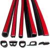 Quality Black Weather Stripping Seal Strip for Doors/Windows D Z P Rubber Self-Adhesive for sale