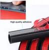 Quality Black Weather Stripping Seal Strip for Doors/Windows D Z P Rubber Self-Adhesive for sale