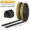 Quality Wholesale Self-Adhesive EPDM Poem Rubber Weatherstrip D E P I Shape Door Window for sale