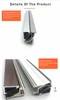 Quality Wooden Door Silent Magnetic Suction Strip Door Magnetic Door Frame PVC Soft and for sale