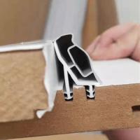 Quality Aluminum Rubber Sound Insulation Wooden Door Magnetic Suction Sealing Strip for sale