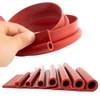 Quality Heat Resistant High Temperature Extruded P Shaped Oven Door Seal Gasket Strip in for sale