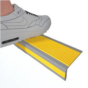 Quality Anti-Collision Step Edge Trim Strips Stair Nosing Rubber Stair Tread Edge Protector Corner Bumpers for sale