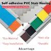 Anti-Collision Step Edge Trim Strips Stair Nosing Rubber Stair Tread ...