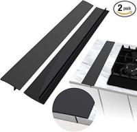Quality Easy Install and Clean Kitchen Stove Counter Silicone Gap Cover Heat Resistant for sale