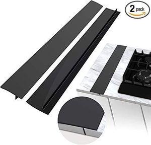 Quality Easy Install and Clean Kitchen Stove Counter Silicone Gap Cover Heat Resistant for sale