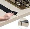 Quality Easy Install and Clean Kitchen Stove Counter Silicone Gap Cover Heat Resistant for sale
