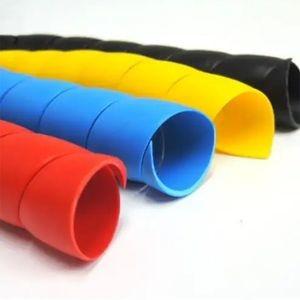 Quality Spiral Spring Wrap Guard Soft Sleeve Diameter Spiral Cable Winding Spiral Guard for sale