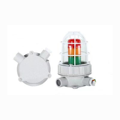 China Flashing Explosion Proof Alarm Light Audible Visual 5W 90dB DC24/110AC for sale