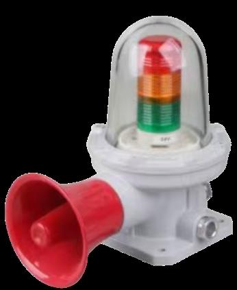 Quality Audible Visual Explosion Proof Strobe Light with Warning Siren 180dB ATEX Zone 1 Zone 2 for sale