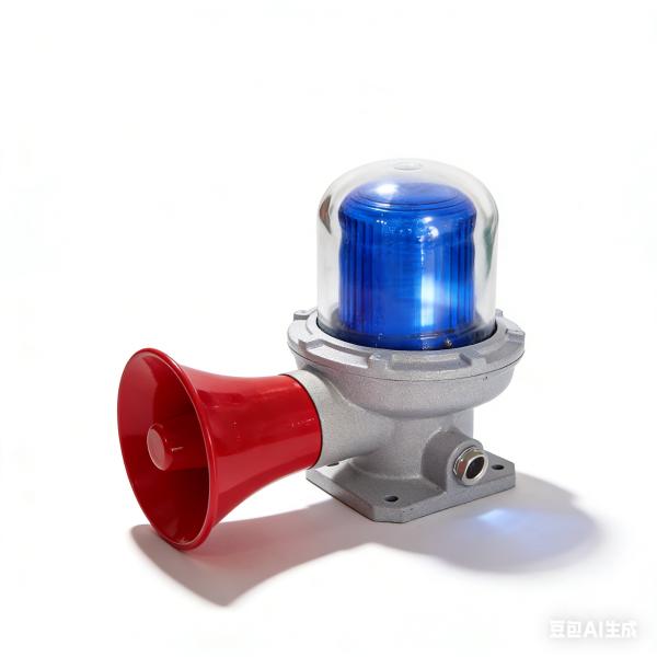 Quality Explosion Proof Audible and Visual Alarm Siren 90dB 120dB 180dB with Warning Beacon Light for sale