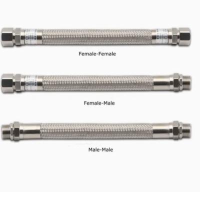 China G1 Female To Female Stainless Steel Explosion Proof Flexible Metal Conduit 180cm for sale