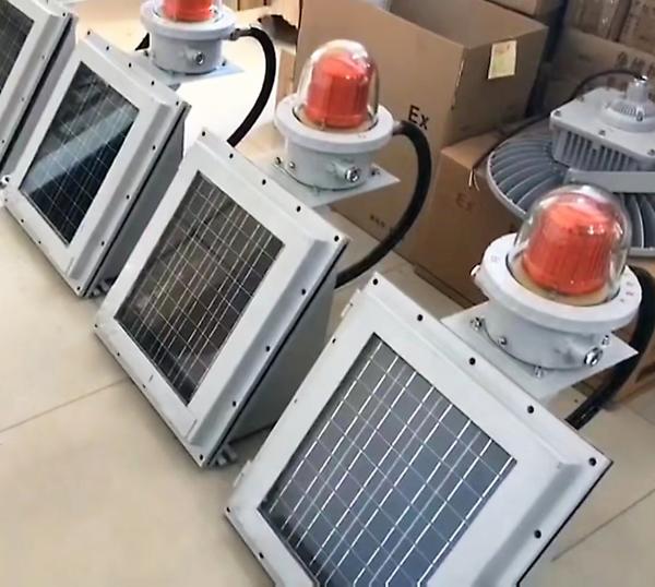 Quality Solar Powered Explosion Proof Aviation Obstruction Light for Hazardous Locations for sale