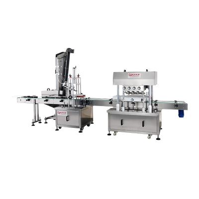 Cina Pneumatica azionata con tappo rotondo per bottiglie a vite con tappo lineare per flaconcini rotondi 320 KG in vendita
