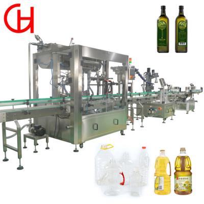 Cina Macchina di riempimento di olio d'oliva a tamburo da 20L con 4 teste di riempimento e 1 testa di tappo in vendita