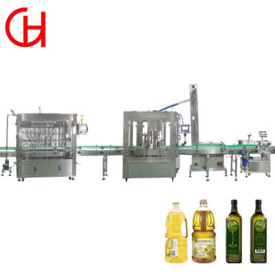 Cina Imballaggio in plastica Macchina di riempimento a pompa a 8 capi per 2000 bottiglie/ora di olio di girasole in vendita