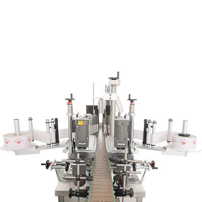 中国 洗濯用洗浄剤のための全自動双面ラベル付け機 販売のため