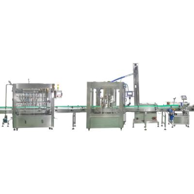 Cina Pressione dell'aria 0,6-0,8Mpa Macchina di riempimento e etichettatura dell'olio da cucina con 3 teste di tappo in vendita