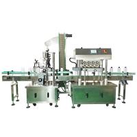 China Fully Automatic Linear Plastic Thread Bottle Capper Capping Machine for Capping Wheel Rubbing for sale
