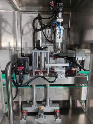 Cina PLC controllato a prezzi accessibili Servo cappuccio a testa singola per l'industria delle bevande in vendita