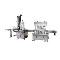 China Fully Automatic Linear Capping Machine for Plastic Caps in High Volume Production for sale