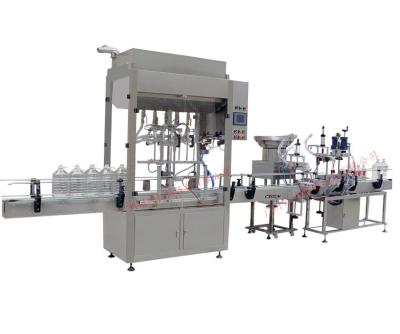 Cina Macchina di etichettatura automatica di riempimento di bottiglie di olio commestibile per la produzione di latte in vendita