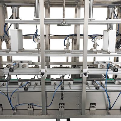 China Hoog vermogen 5-kop gewicht vulmachine met vulcapaciteit van 10-50 kg/vat Te koop