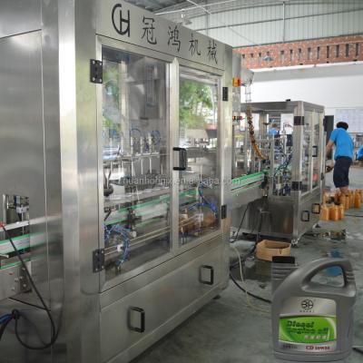 China Automatische olievulmachine met hoge precisie met een vulnafdruk van 1% Te koop