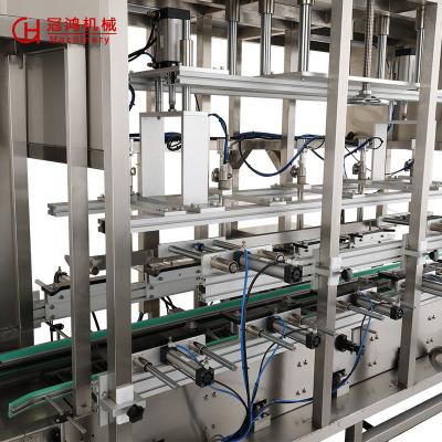 China Press Plug Connection 5-Head High Speed Automatic 20L verfvulmachine voor flessen Te koop