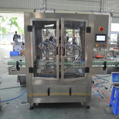 Cina Macchina di riempimento a pistoni caldi automatico a 4 teste per il programma di controllo del riempimento con gel/cera per capelli in vendita