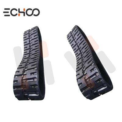 China Rubber Track For Yanmar B25V Mini Excavator Undercarriage Spare Parts for sale