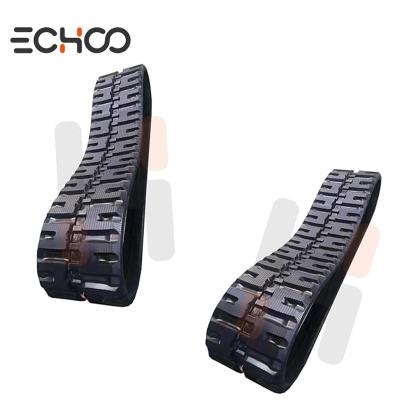 China Rubber Track For Airman AXC12 Mini Excavator Undercarriage Frame for sale