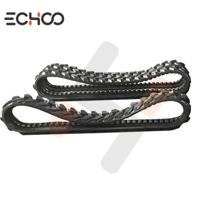 China Rubber Track For Airman AX08GL-2 Compact Excavator Chassis Parts for sale