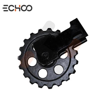 China Idler Roller Suitable For JCB 8016 Mini Excavator Undercarriage Frame for sale