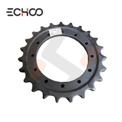 중국 살쾡이 X335 스프로킷 소형 굴착기 하부 구조는 살쾡이 X335 궤도 사슬 스프로킷을 위해 분해합니다 판매용