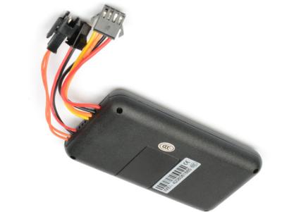 China Black GSM Mini Motorybike GPS Tracker SOS Alert Voice Monitoring With Relay for sale