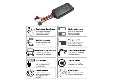 Cina Gestione della flotta del monitoraggio di voce dell'allarme 180mAh dell'inseguitore SOS dei Gps dell'automobile di FDD B1 in vendita