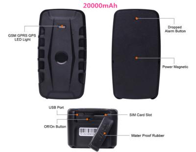 Cina CRNA portatile TCP 20000mAh dell'inseguitore di GPS di sistemi diagnostici di MTK per il camion dell'automobile in vendita