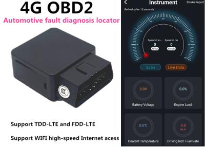 Cina CRNA di SMS dell'inseguitore di 3.7V 140 Mah Obdii 4G GPS con sistema diagnostico di Canbus in vendita