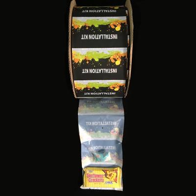 China Recyclable Pre Opened Bags Auto Packaging Plastic Bags For Installation Kit for sale