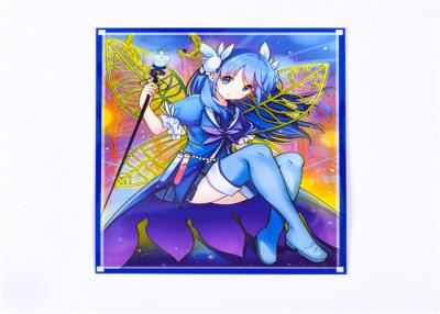 China Cpp Material Custom Card Sleeves Trading Anime Game Blue Elf Girl Sleeves for sale