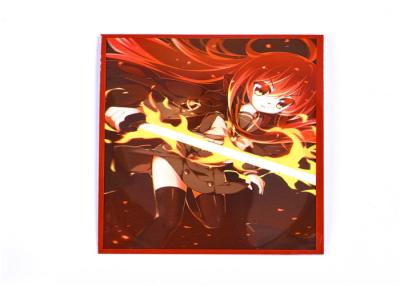 China Red Hair Girl Soft Card Protector Sleeves Ultra Pro Pokemon Sleeves Opp Material for sale