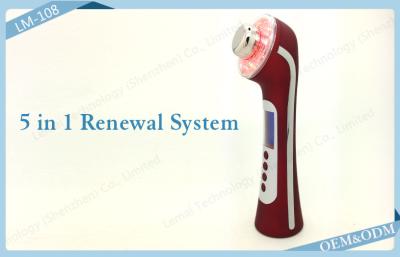China Personal Home Ultrasonic Beauty Device , Ionic Facial Massager for sale