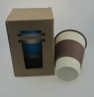 China Hot-sale New Design Biodegradable Bamboo Fiber Tableware,BAMBOO FIBRE MUG  + SILICON LID AND SLEEVE  SWD019 for sale