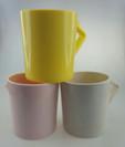 China Hot-sale New Design Biodegradable Bamboo Fiber Tableware,BAMBOO FIBRE MUG WITH HANDLE  SWD030 for sale