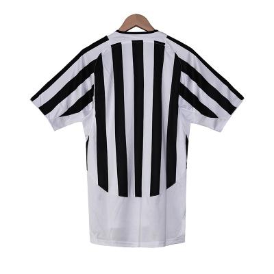 Cina Juventus 2003 Casa Retro Magliette da calcio personalizzate Piero Era Zebra Simbolizza la Fede in vendita