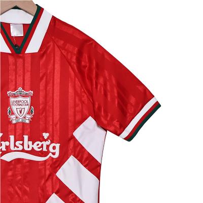 Cina Liverpool 1993 Retro Home Magliette di calcio personalizzate Tornate in classico rosso e bianco in vendita