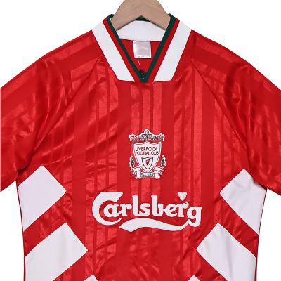 Cina Liverpool 1993 Retro Home Magliette di calcio personalizzate Tornate in classico rosso e bianco in vendita