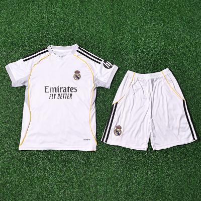China Team Customization Home Childrens Football Jerseys For Real Madrid 2025-2026 Season for sale