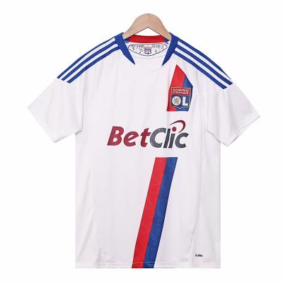 China Lyon 2010-2011 Home Retro Football Jersey Classic Replica Ondersteuning Aanpassing Te koop